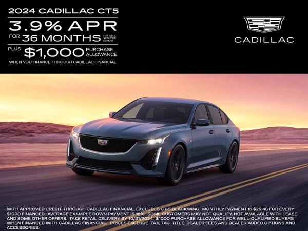 Cadillac Lease Deals Clearwater FL | Palm Harbor | Incentives | Tampa